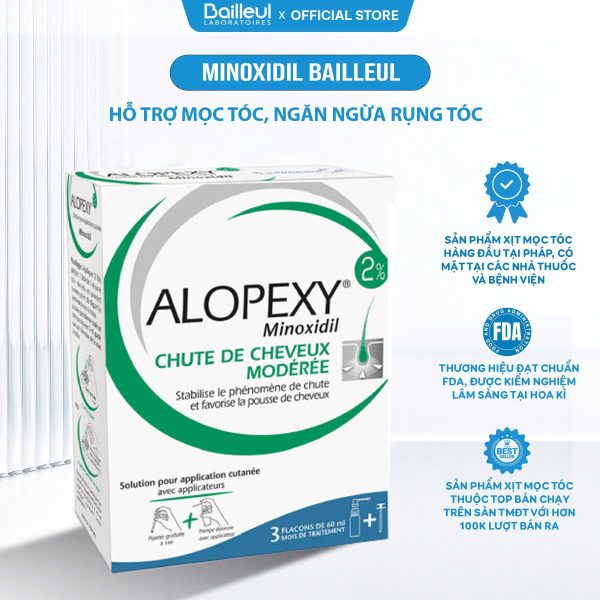 Serum Hỗ Trợ Mọc Tóc Alopexy Minoxidil 2% 5% chính hãng Pháp - Alopexyl ...